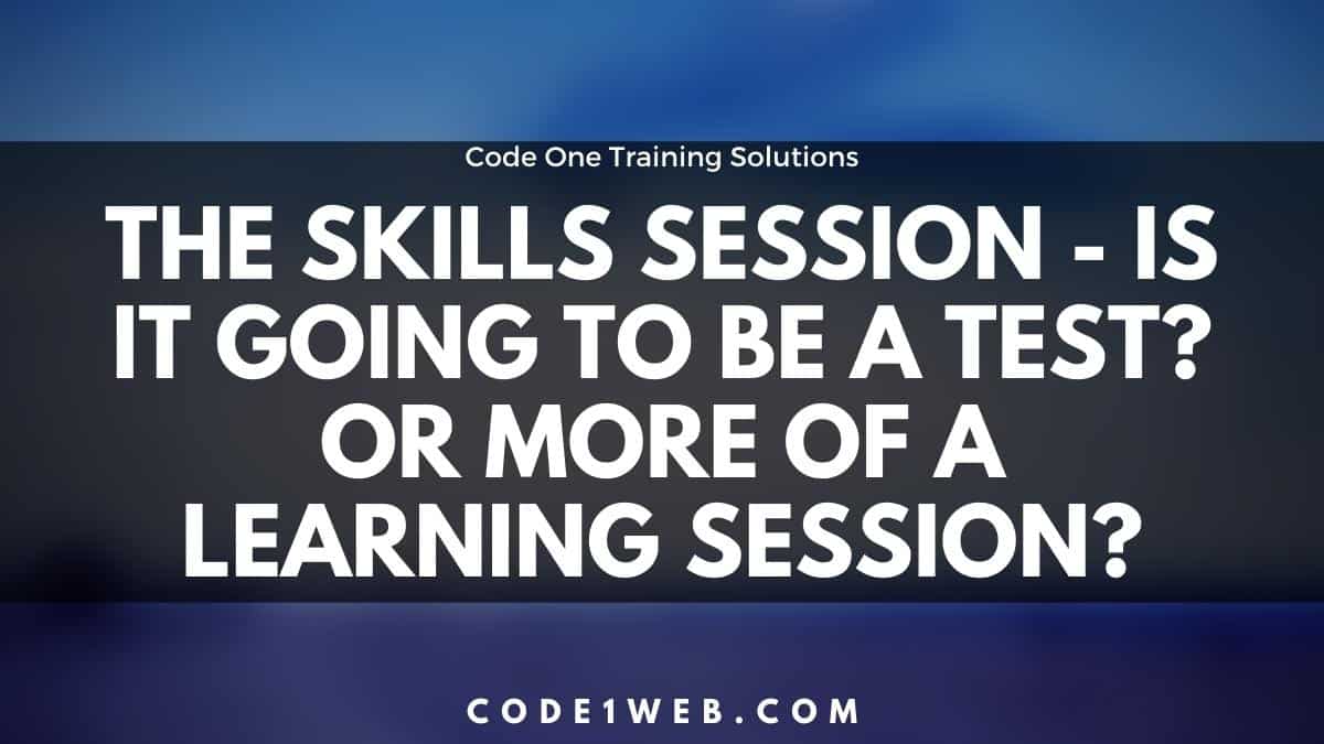 THE AHA SKILLS SESSION - IS IT GOING TO BE A TEST? OR MORE OF A ...