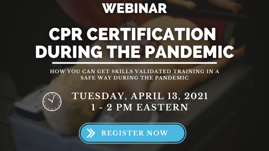 Webinar: CPR Certification During the Pandemic - Code One CPR Training