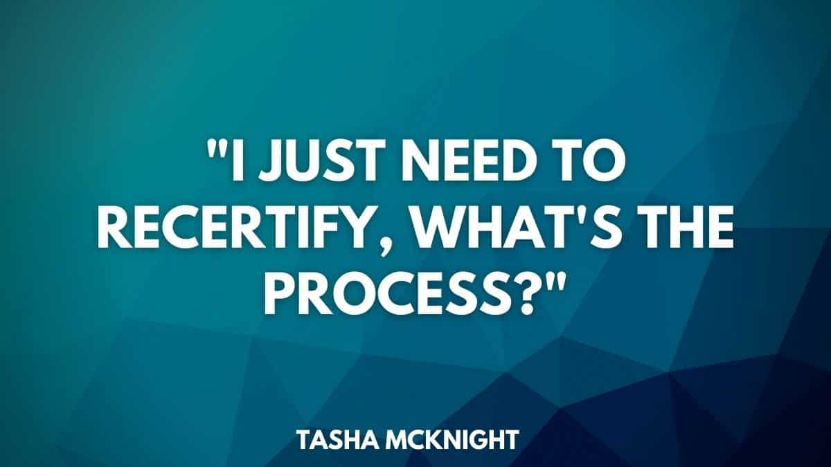 "I just need to recertify, what's the process?" - Code One CPR Training