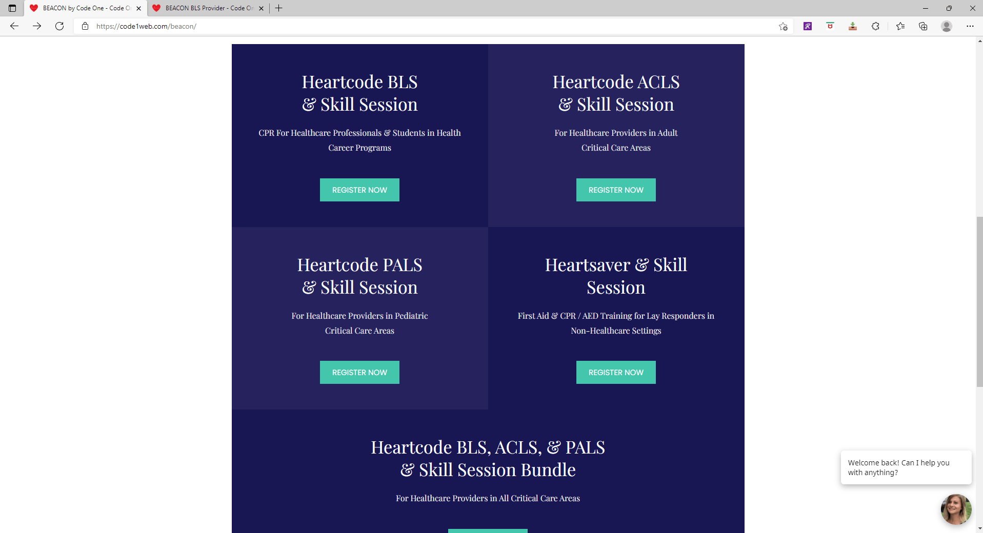 How long after I do the online AHA training to do skills testing