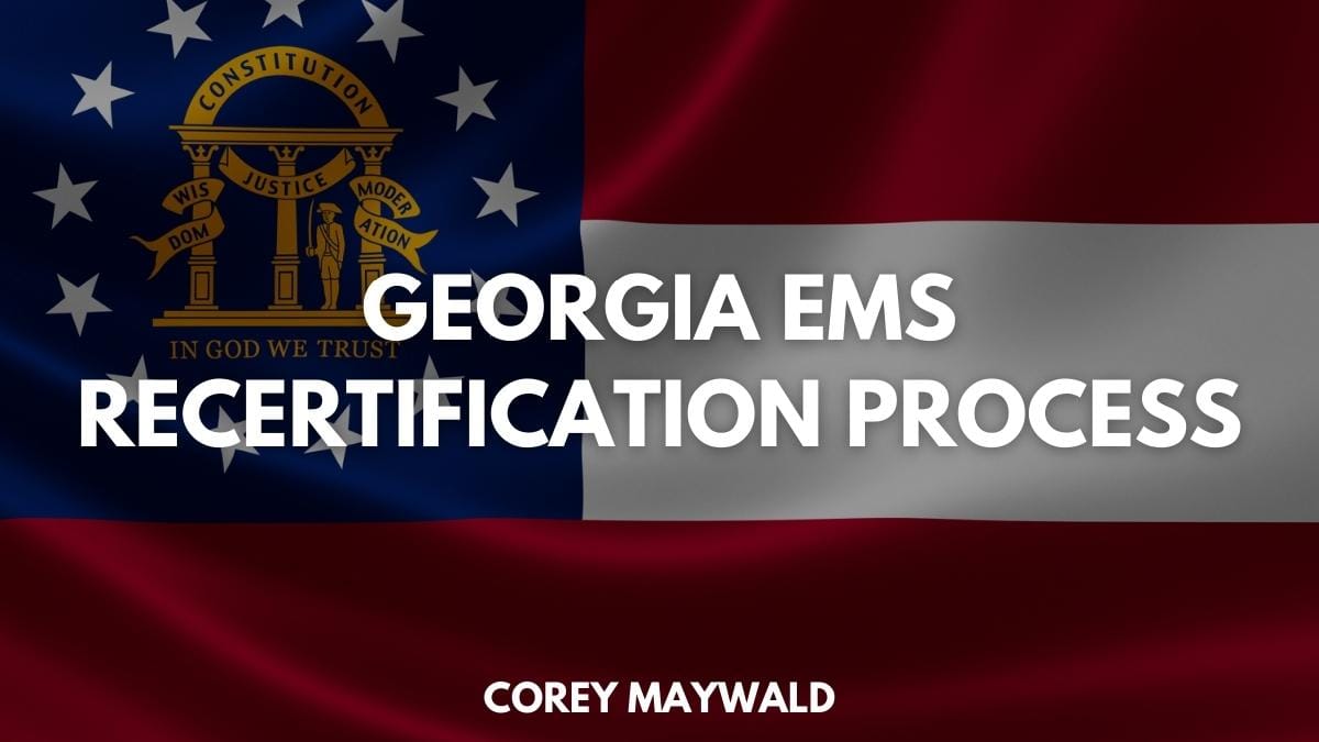 Georgia EMS Recertification Process - Code One CPR Training